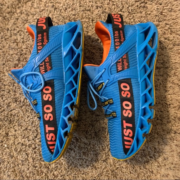 Just So So | Shoes | Just So So Shoes Blue Orange Mens 95 | Poshmark